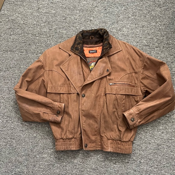 Wilsons Leather | Jackets & Coats | Well Cared For Mens Brown Leather ...
